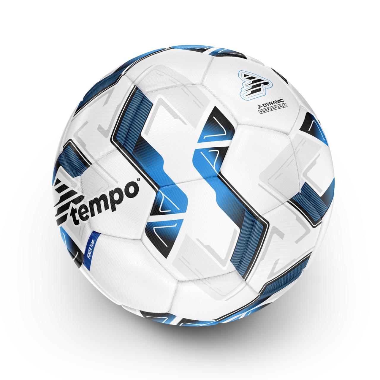 Tempo IGNITE Team White/Blue Size 5 – Tempo Sport EG