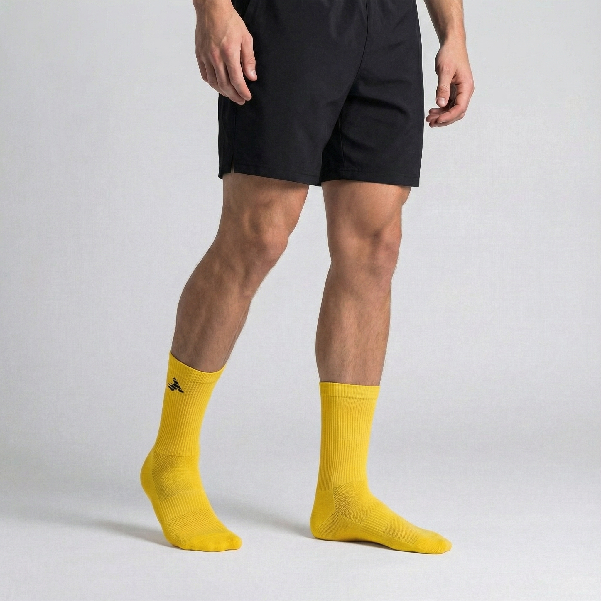 Crew Socks - Yellow – Tempo Sport EG